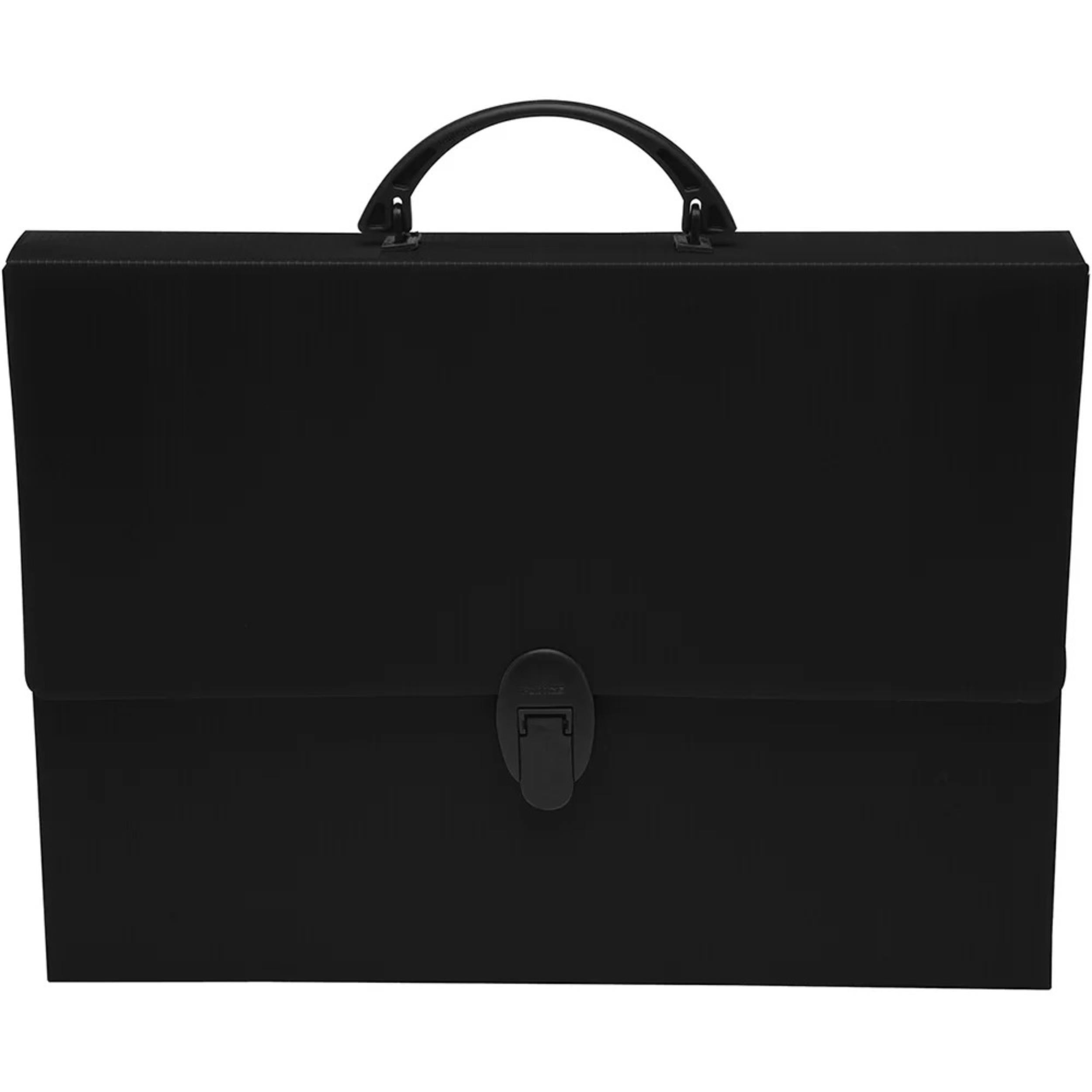 Santa Rosa Paper | MALETA ARQUIVO SLIM ECOFRIENDLY PRETO C/6 PASTA