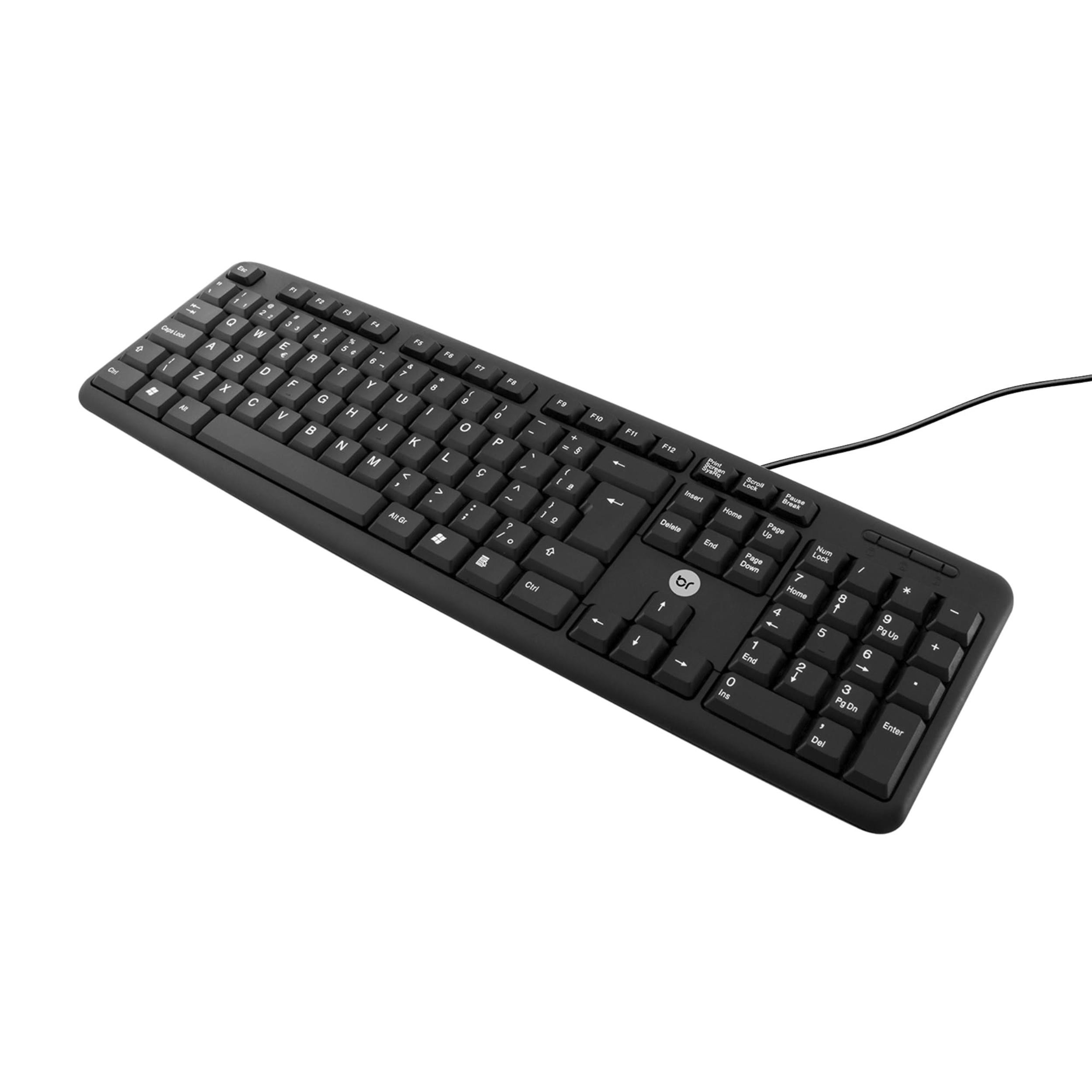 Santa Rosa Paper | TECLADO BASIC PRETO USB