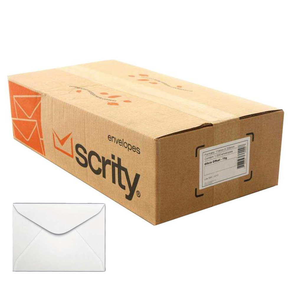 Santa Rosa Paper | CX DE ENVELOPE COF050 072X108MM C/500 SCRITY